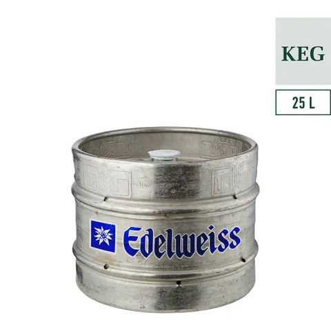 Edelweiss Wheat Beer 25 liter - Alsudlejning.dk